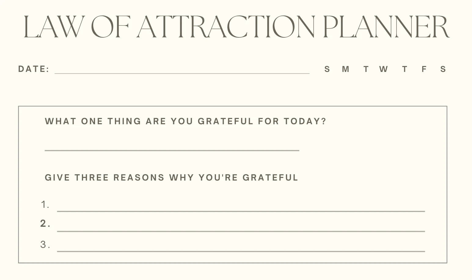 The Ultimate Law Of Attraction Planner Alternative To Freedom Mastery